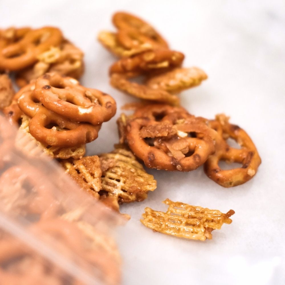 Grandma Barb’s Maple Crunch – Sweet & Salty Maple Snack Mix from ...